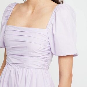 o.p.t. | Dresses | Opt River Dress S 0 Cotton Puff Sleeves Poplin Midi ...